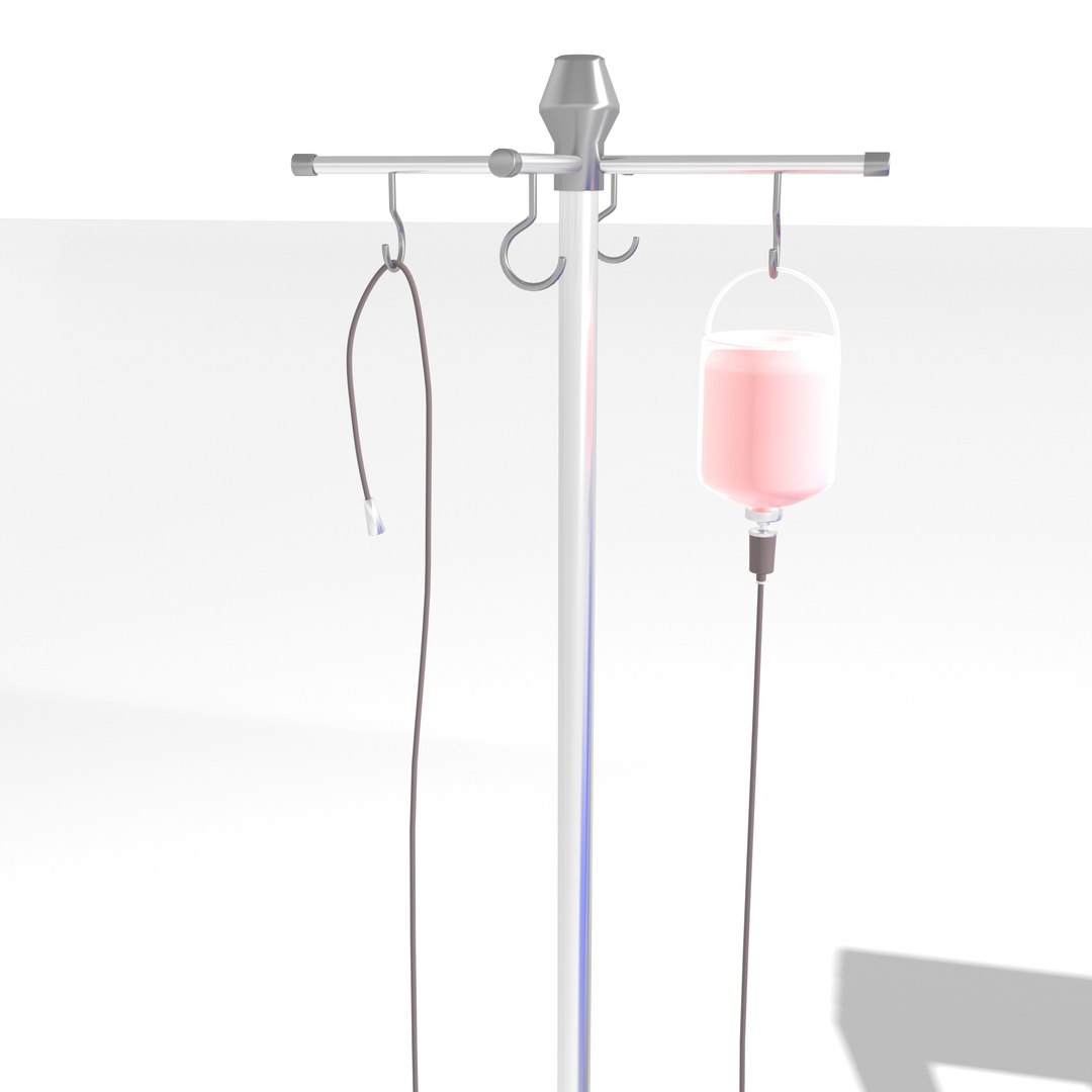 Hospital Iv Drop Stand 3D Model - TurboSquid 1427286
