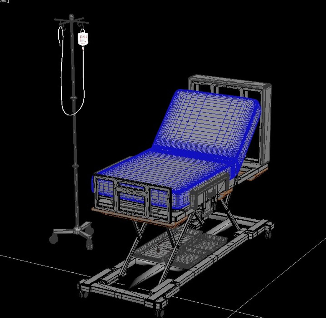 Hospital Iv Drop Stand 3D Model - TurboSquid 1427286