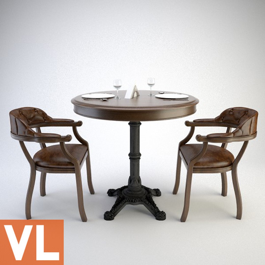 Chair Dining Group 3d Model