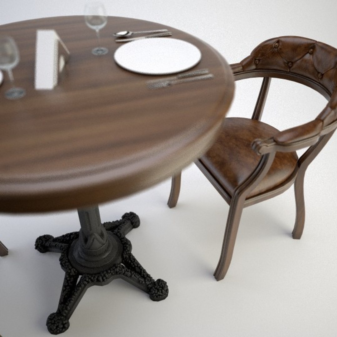 Chair Dining Group 3d Model