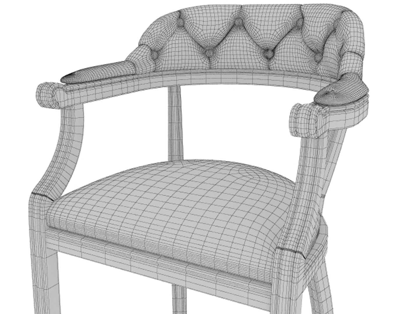 Chair Dining Group 3d Model