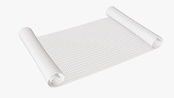 Scroll paper roll 3D model - TurboSquid 1658070