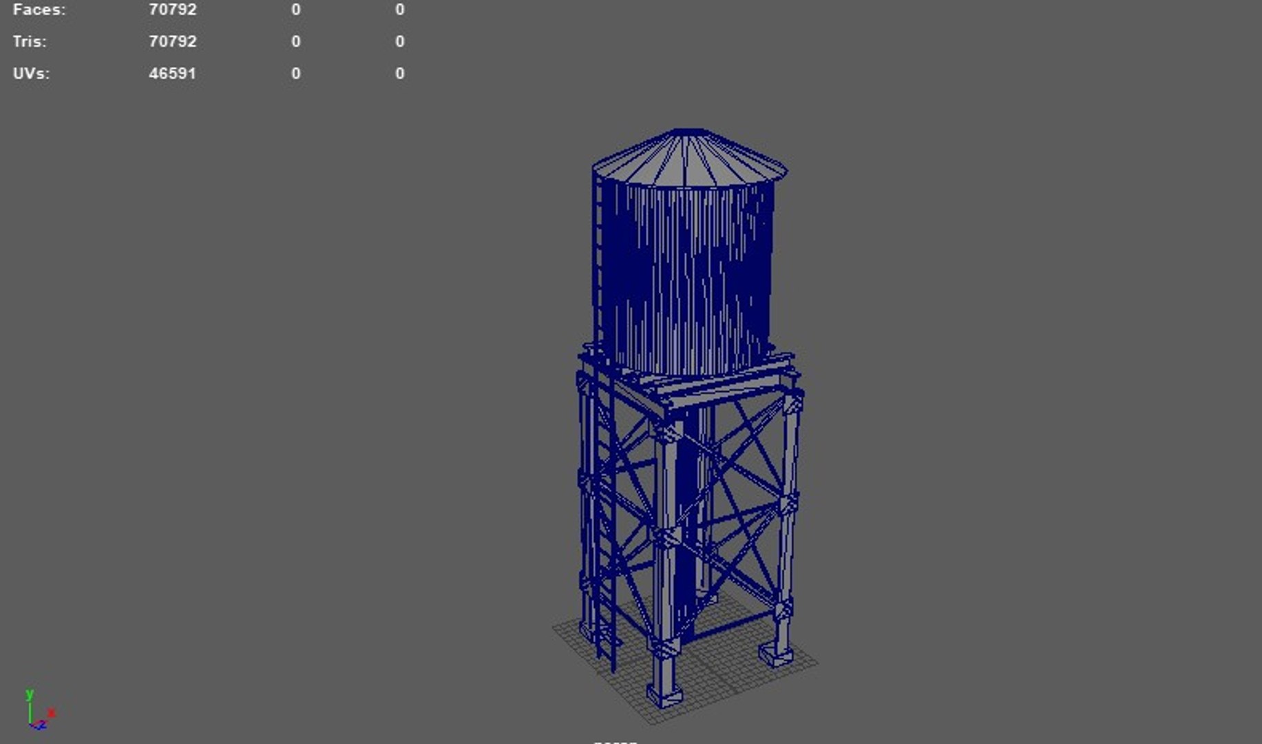 3D Model Water Tower 3D Model - TurboSquid 2360488