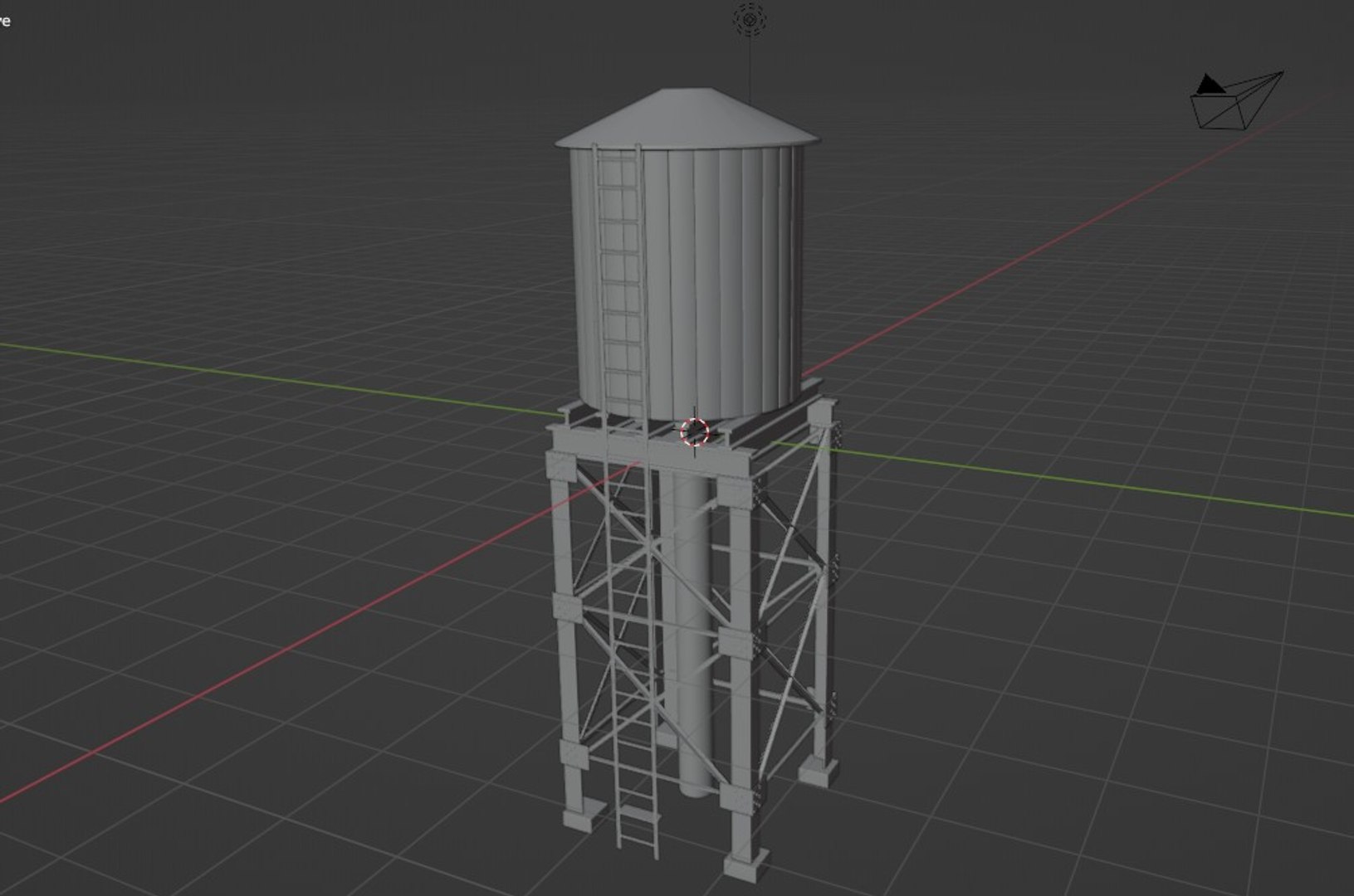 3D Model Water Tower 3D Model - TurboSquid 2360488