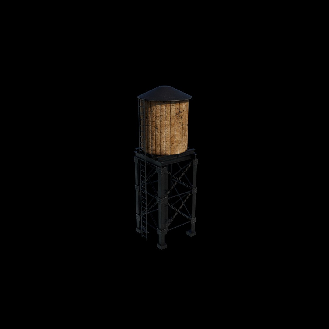 3D Model Water Tower 3D Model - TurboSquid 2360488