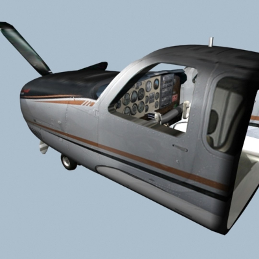 3d Beechcraft Bonanza Cockpit