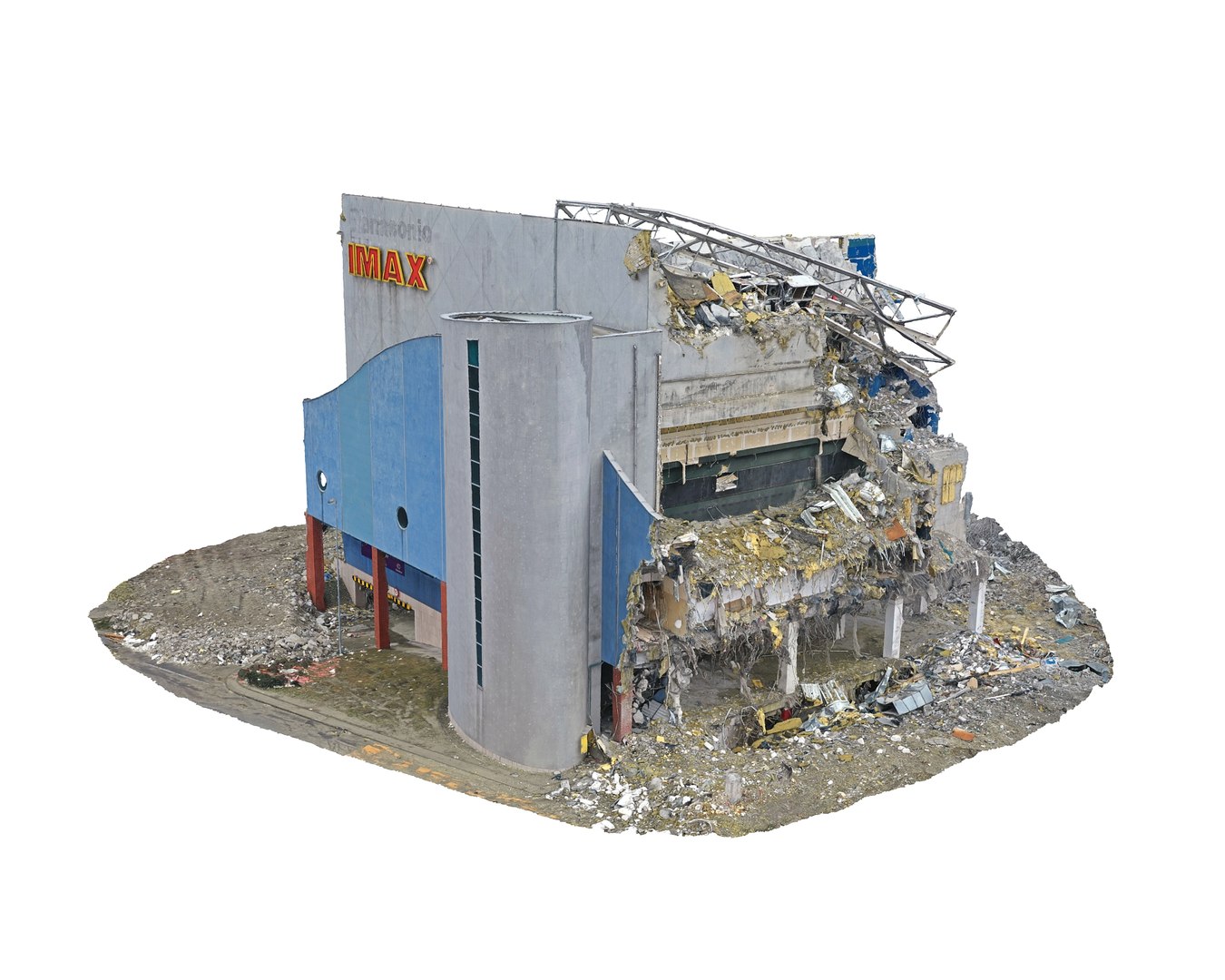 3D Demolished Building Ultra HD 16K 21 - TurboSquid 2040597