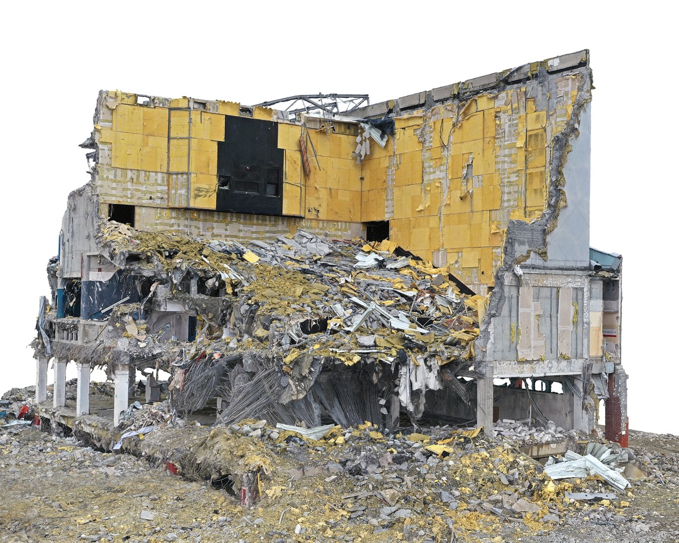 3D Demolished Building Ultra HD 16K 21 - TurboSquid 2040597