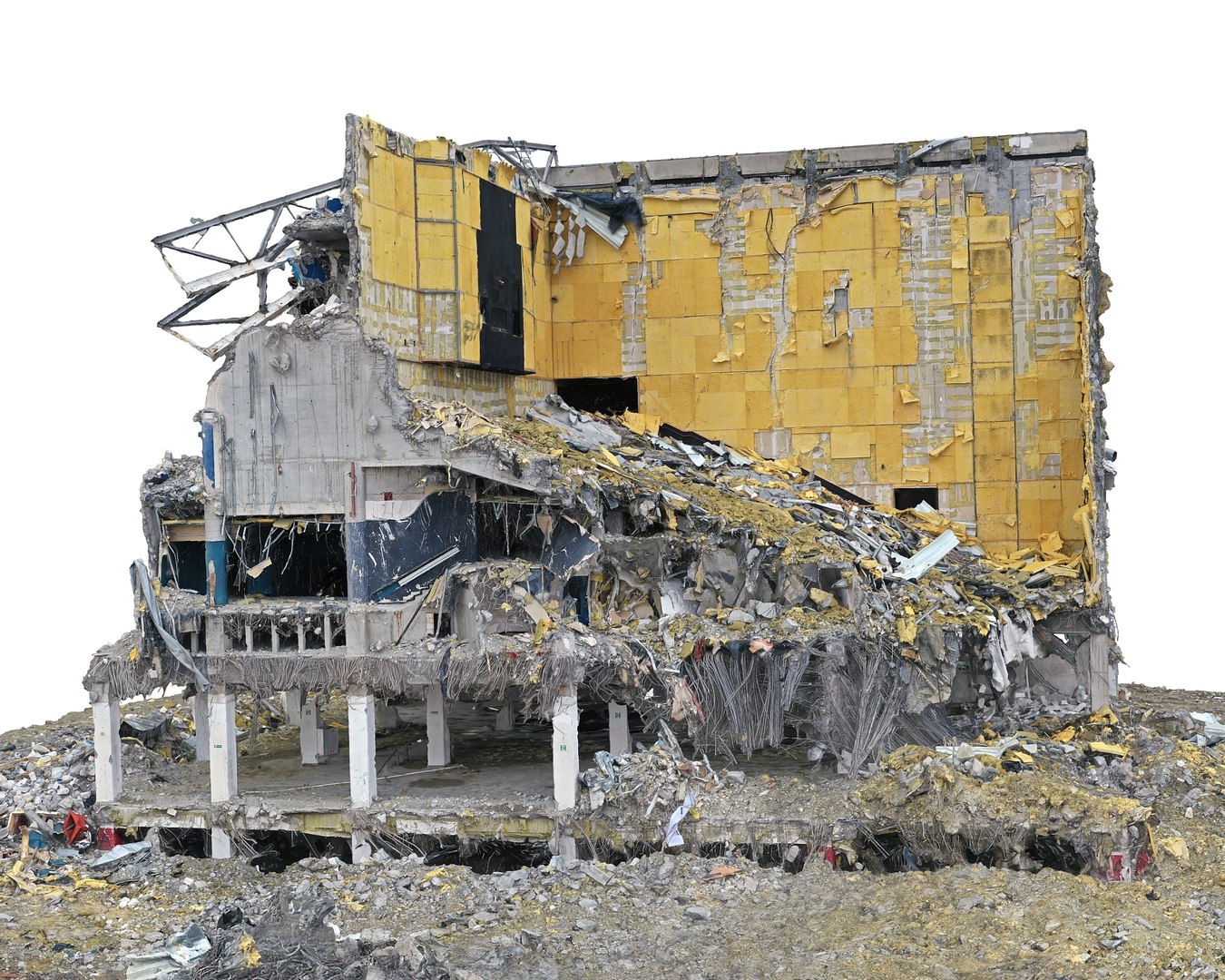 3D Demolished Building Ultra HD 16K 21 - TurboSquid 2040597