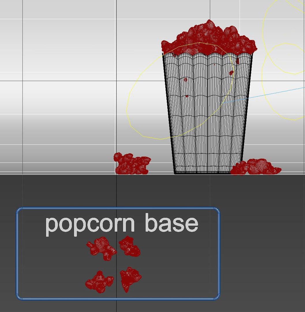 Popcorn Box 3D - TurboSquid 1557027