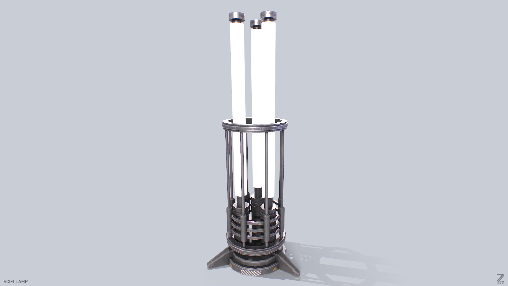 Sci Fi Lamp Collection 3D Model - TurboSquid 2224824