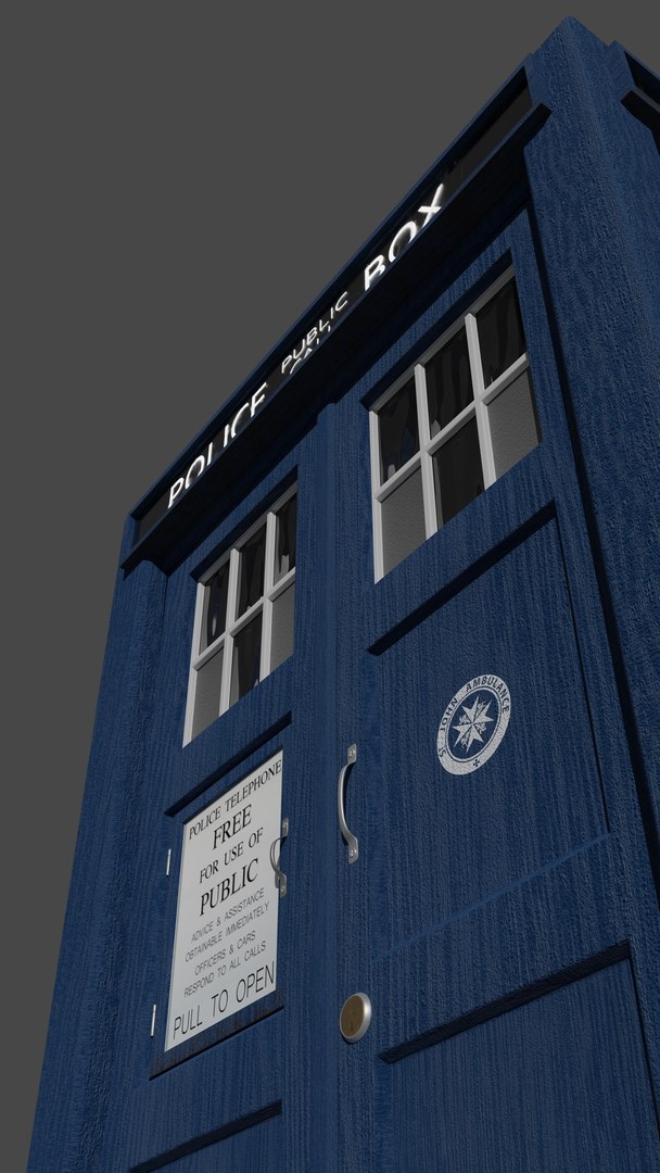 TARDIS 3D Model - TurboSquid 1875150