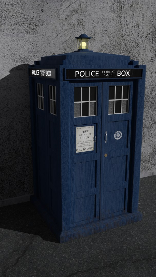 TARDIS 3D Model - TurboSquid 1875150
