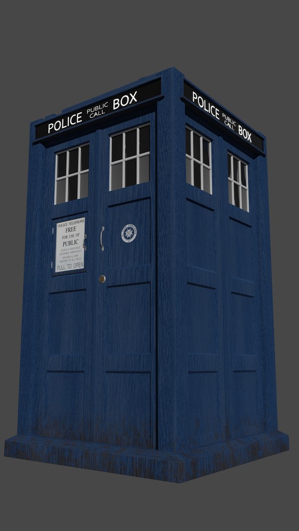TARDIS 3D Model - TurboSquid 1875150