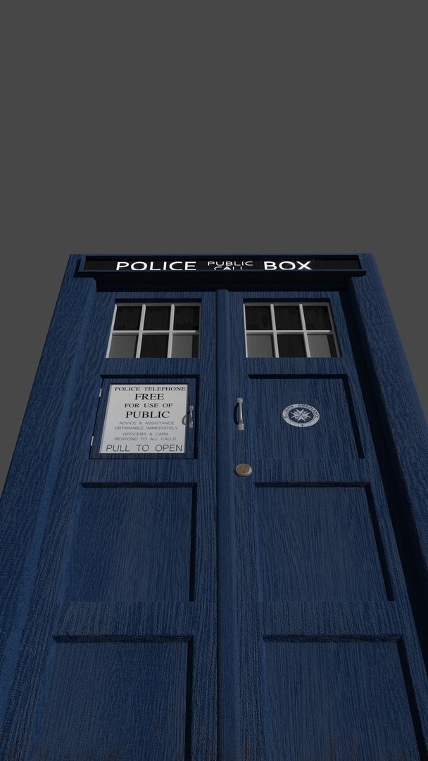 TARDIS 3D Model - TurboSquid 1875150