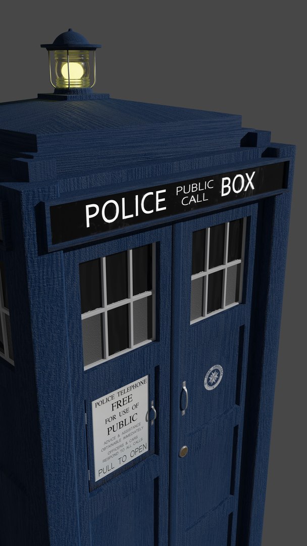 TARDIS 3D Model - TurboSquid 1875150