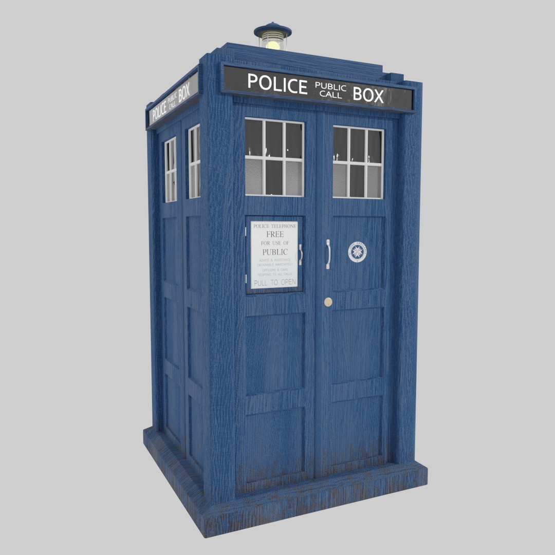 TARDIS 3D Model - TurboSquid 1875150