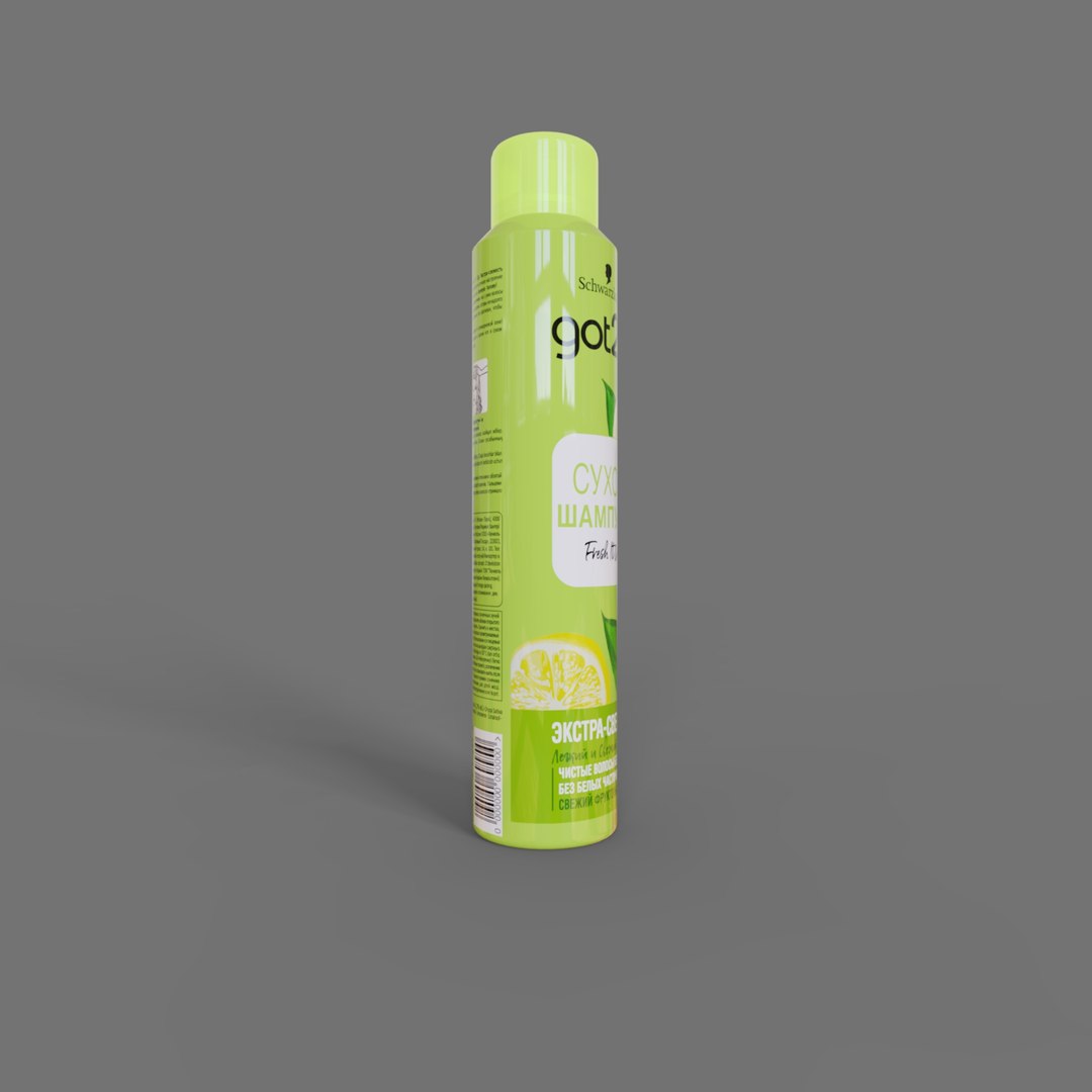 Dry Shampoo Scwarzkopf Got2b Extra Fresh 200ml Model - TurboSquid 2216235
