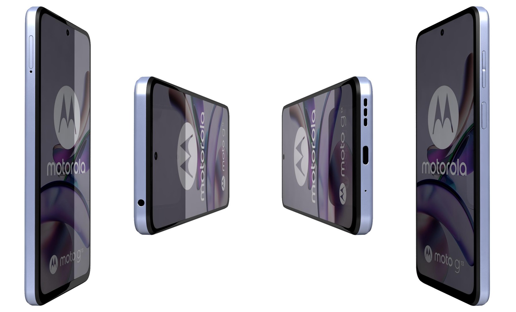 Motorola Moto G13 Blue 3D - TurboSquid 2020896