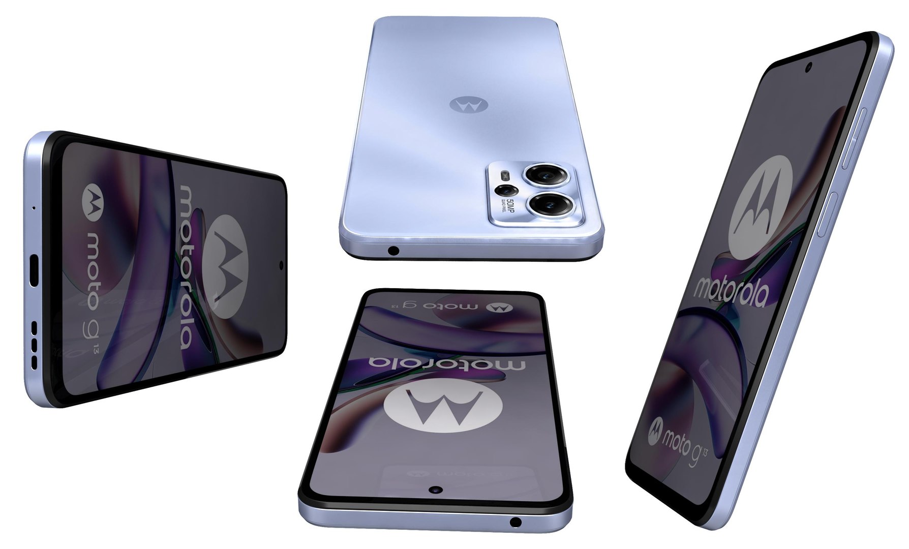 Motorola Moto G13 Blue 3D - TurboSquid 2020896