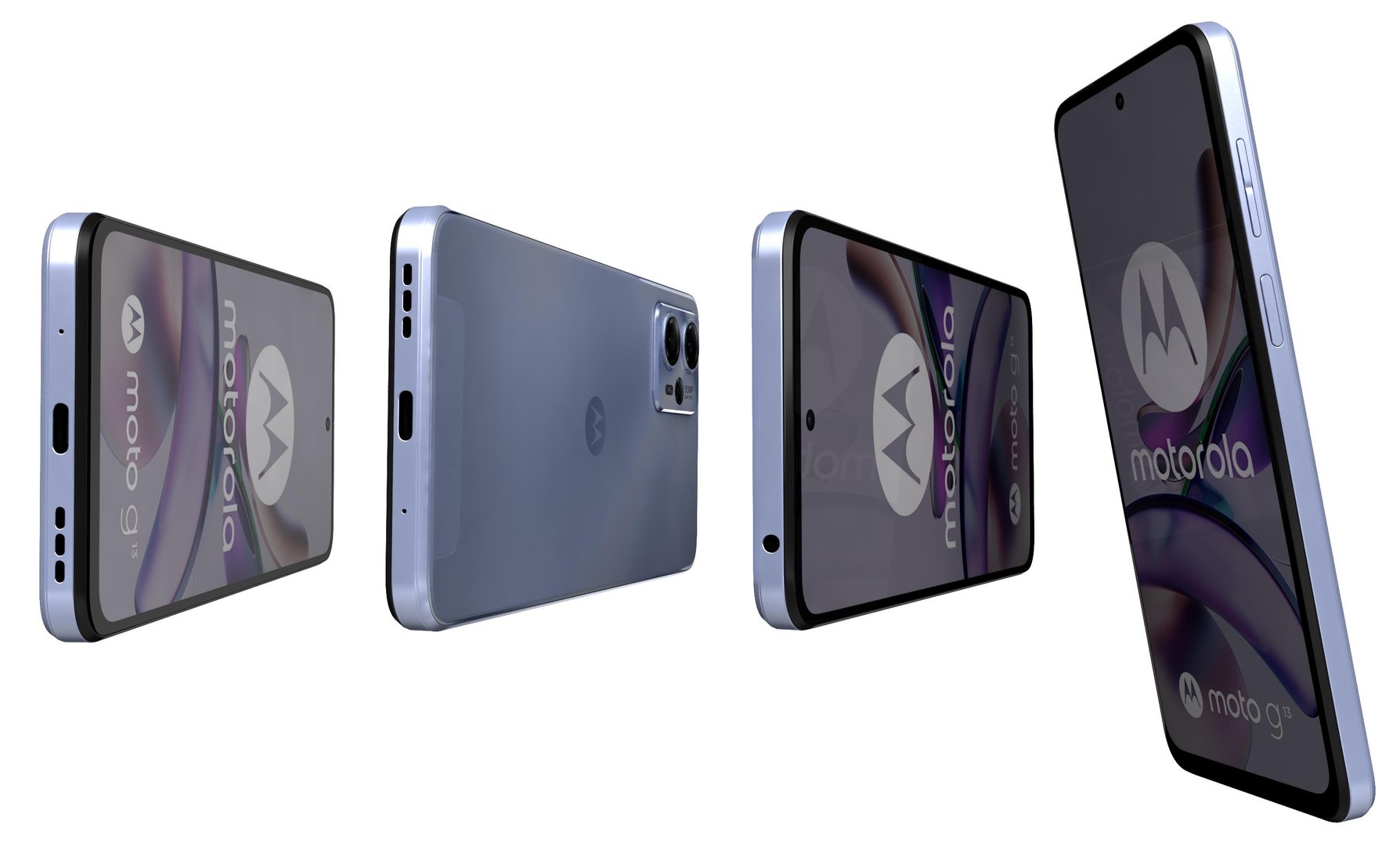 Motorola Moto G13 Blue 3D - TurboSquid 2020896