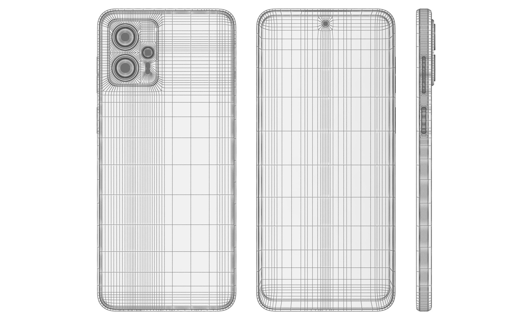 Motorola Moto G13 Blue 3D - TurboSquid 2020896