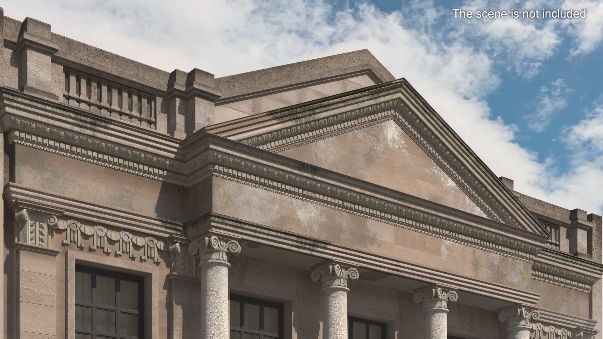 Classical Building Model - TurboSquid 2324010