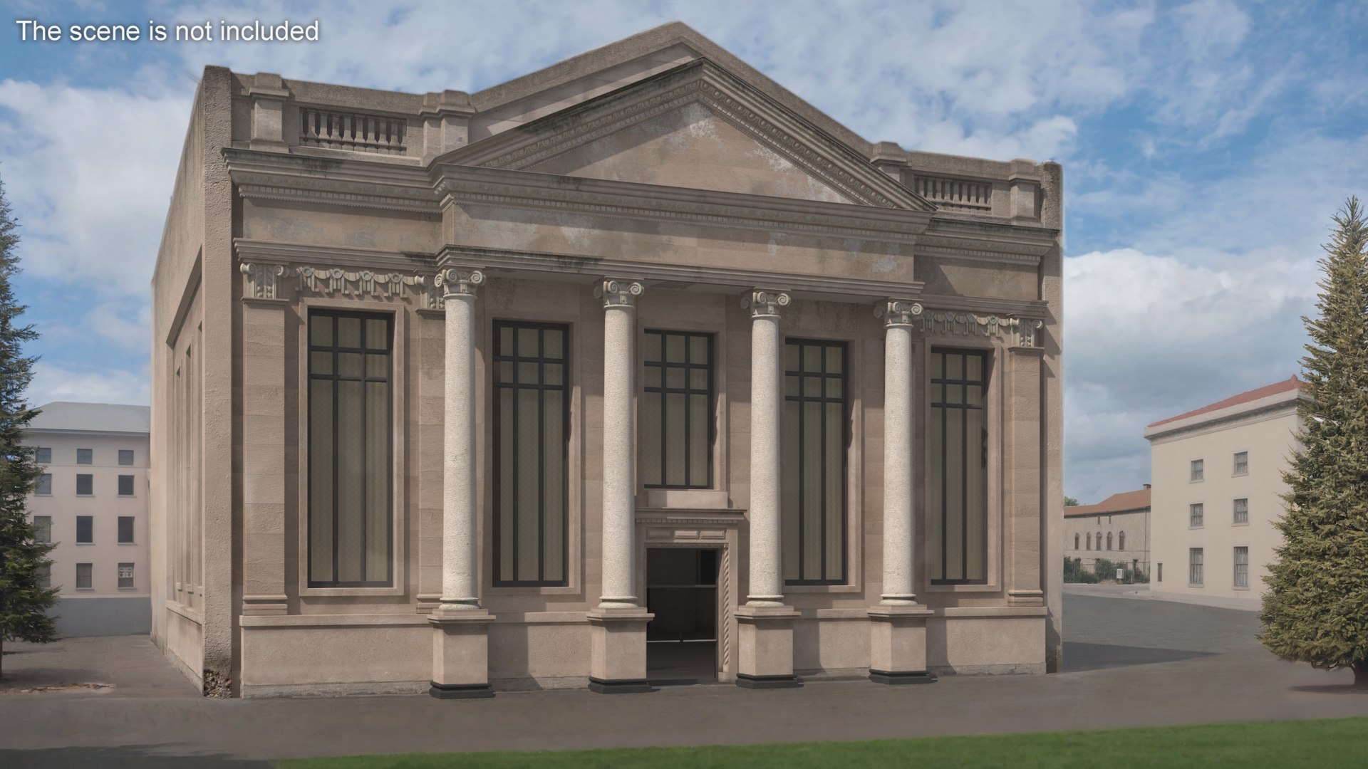 Classical Building Model - TurboSquid 2324010