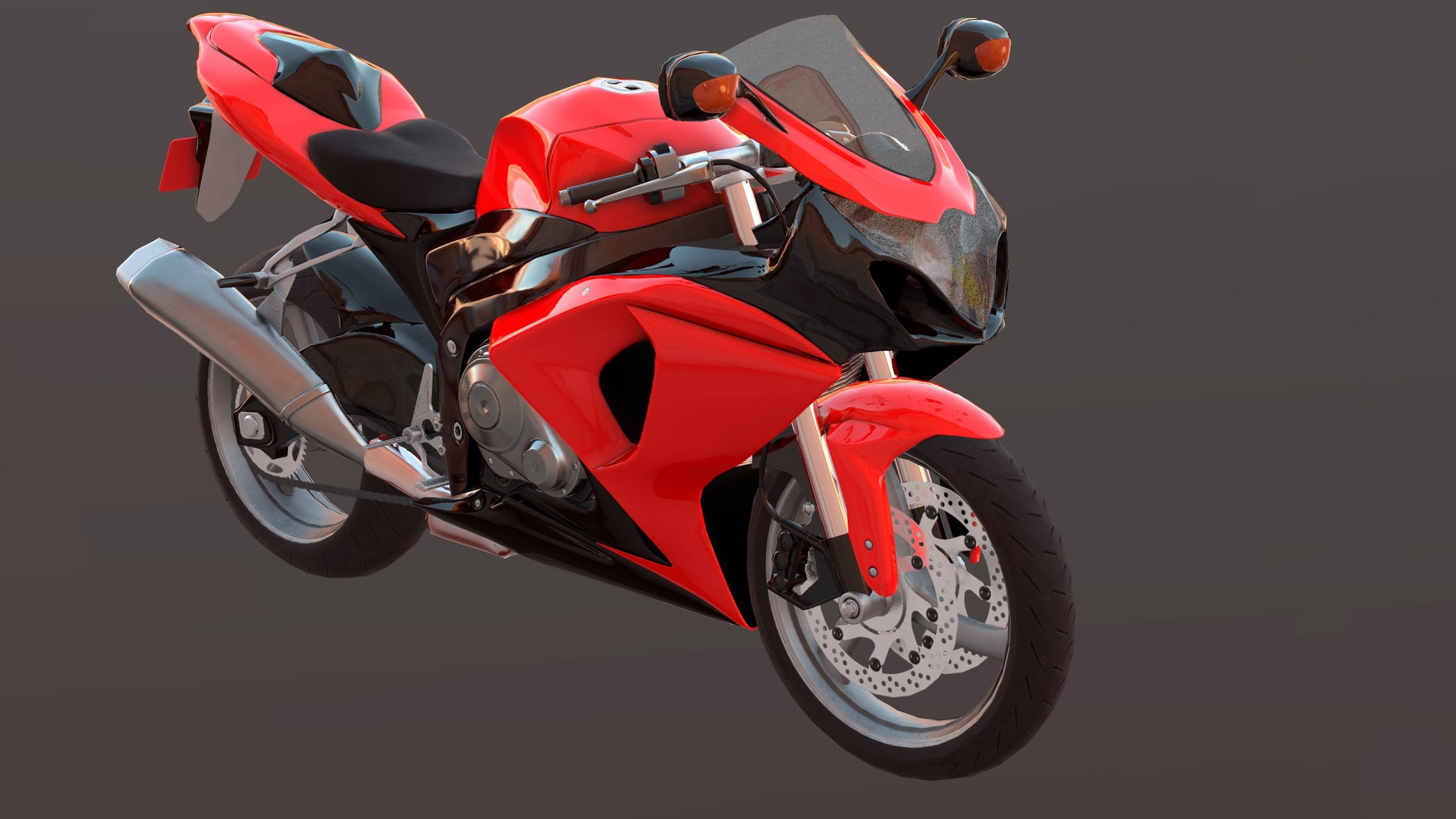 Sport bike 3D model - TurboSquid 1199942