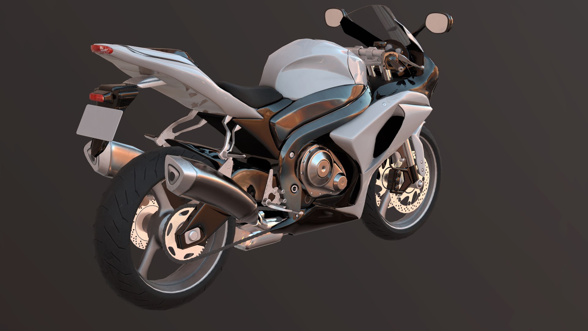 Sport bike 3D model - TurboSquid 1199942