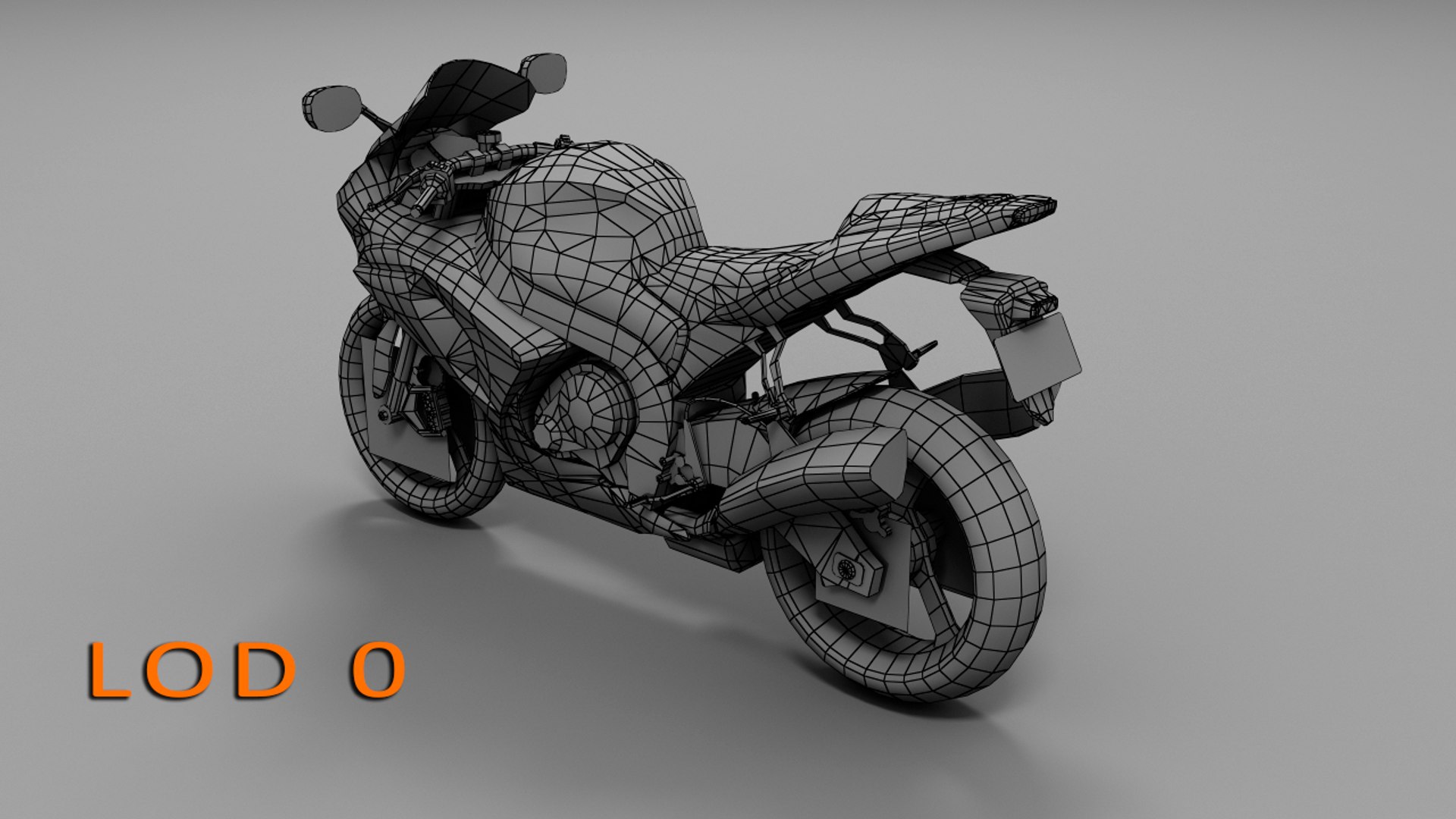 Sport bike 3D model - TurboSquid 1199942