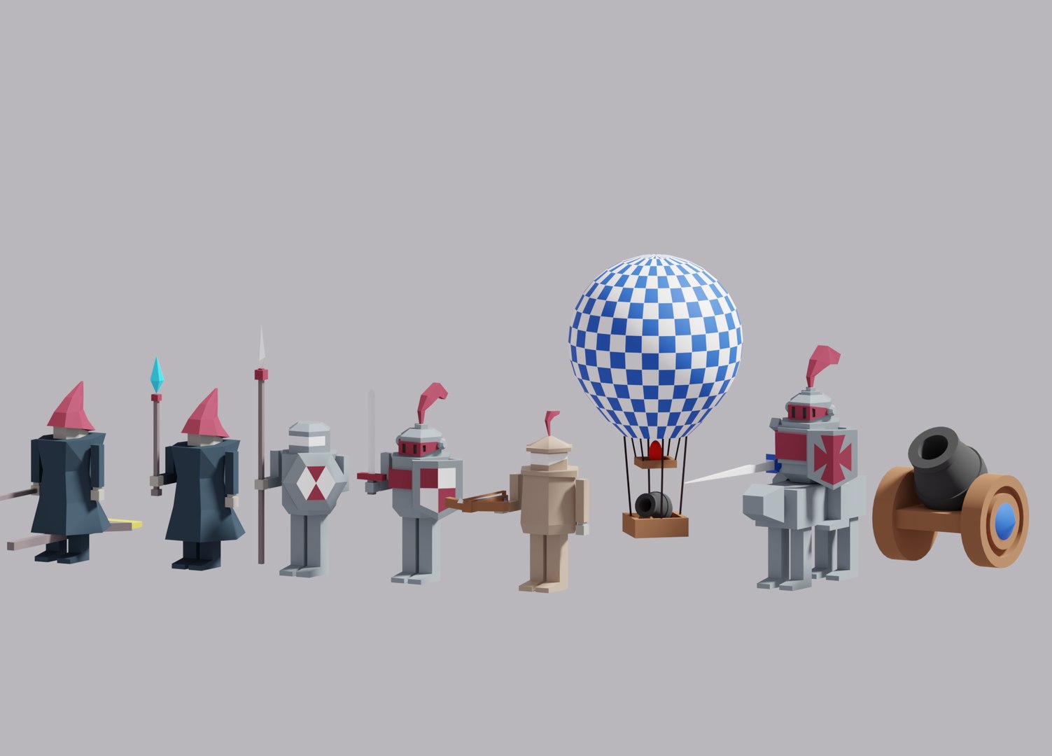 Medieval War Unit Character 3D Model - TurboSquid 1562708