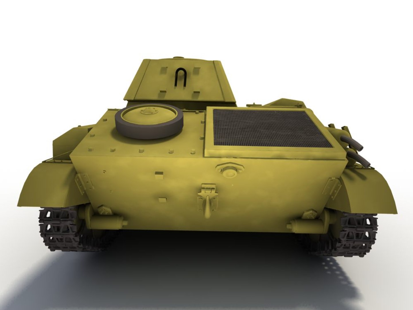 T-70 Tank 3d Model