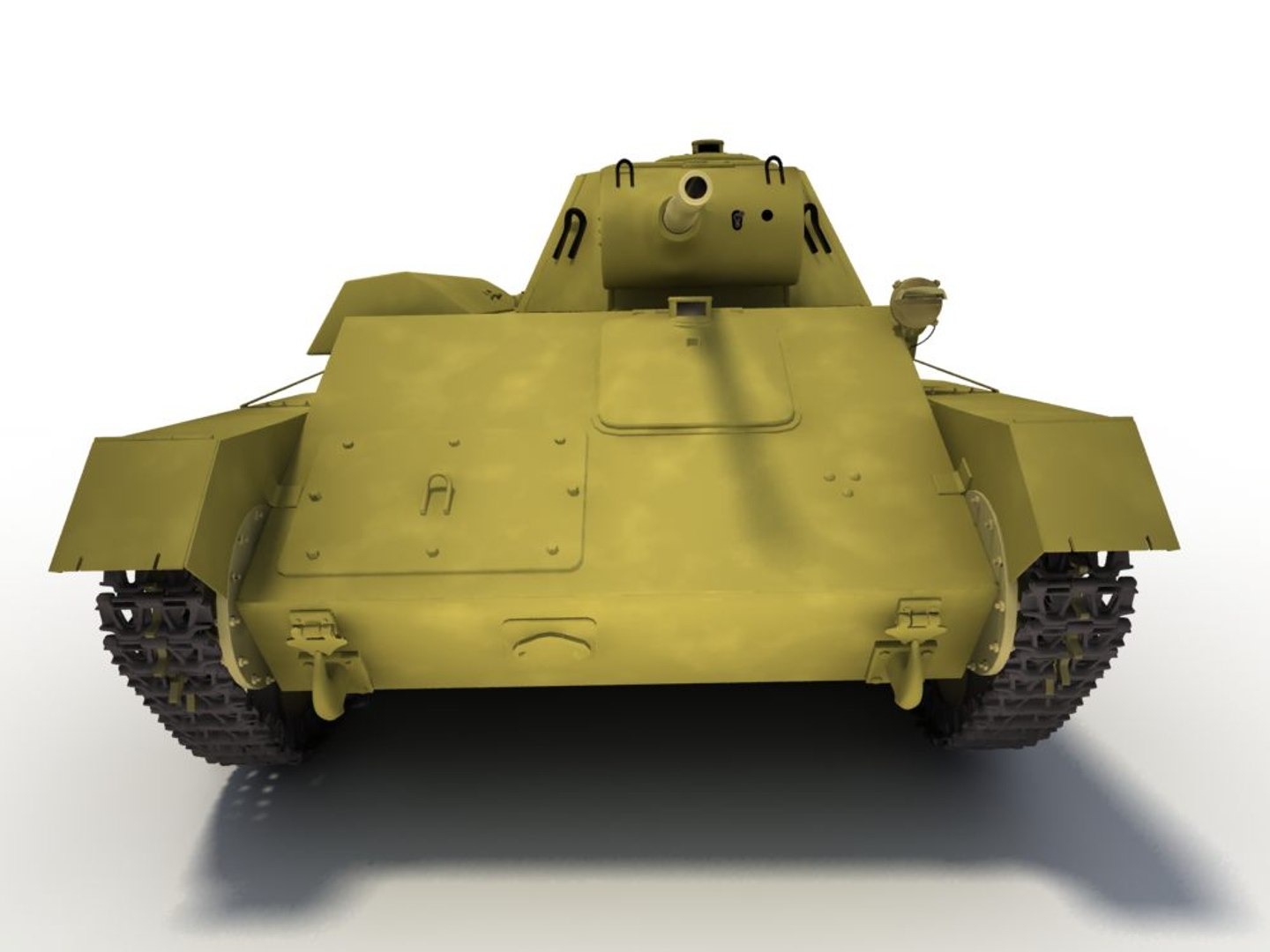 T-70 Tank 3d Model