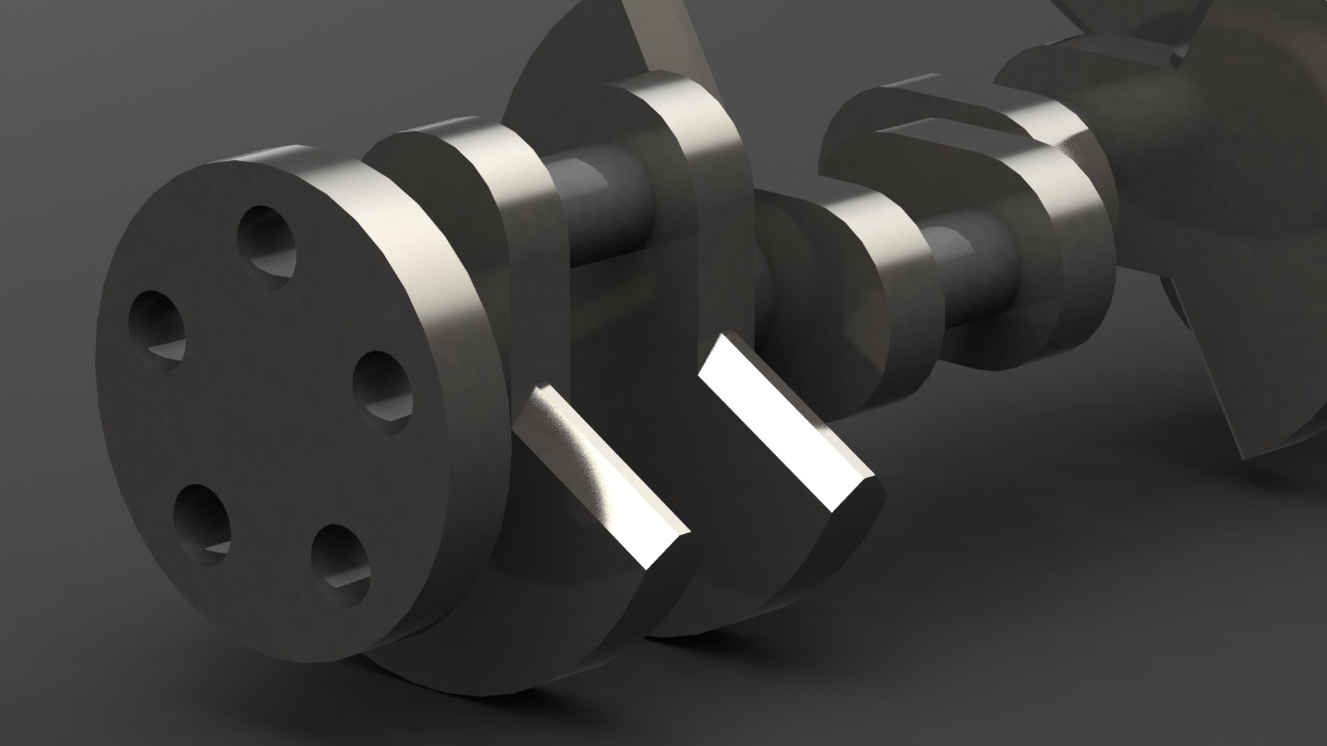 Crankshaft 3D model - TurboSquid 2146315