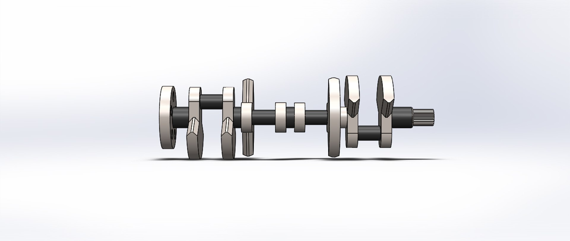 Crankshaft 3D model - TurboSquid 2146315