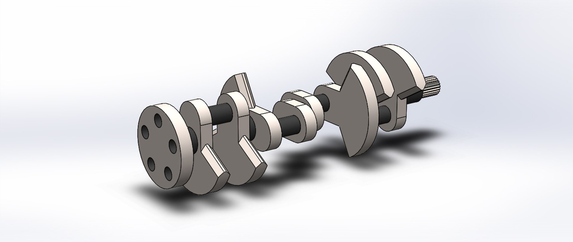 Crankshaft 3D model - TurboSquid 2146315