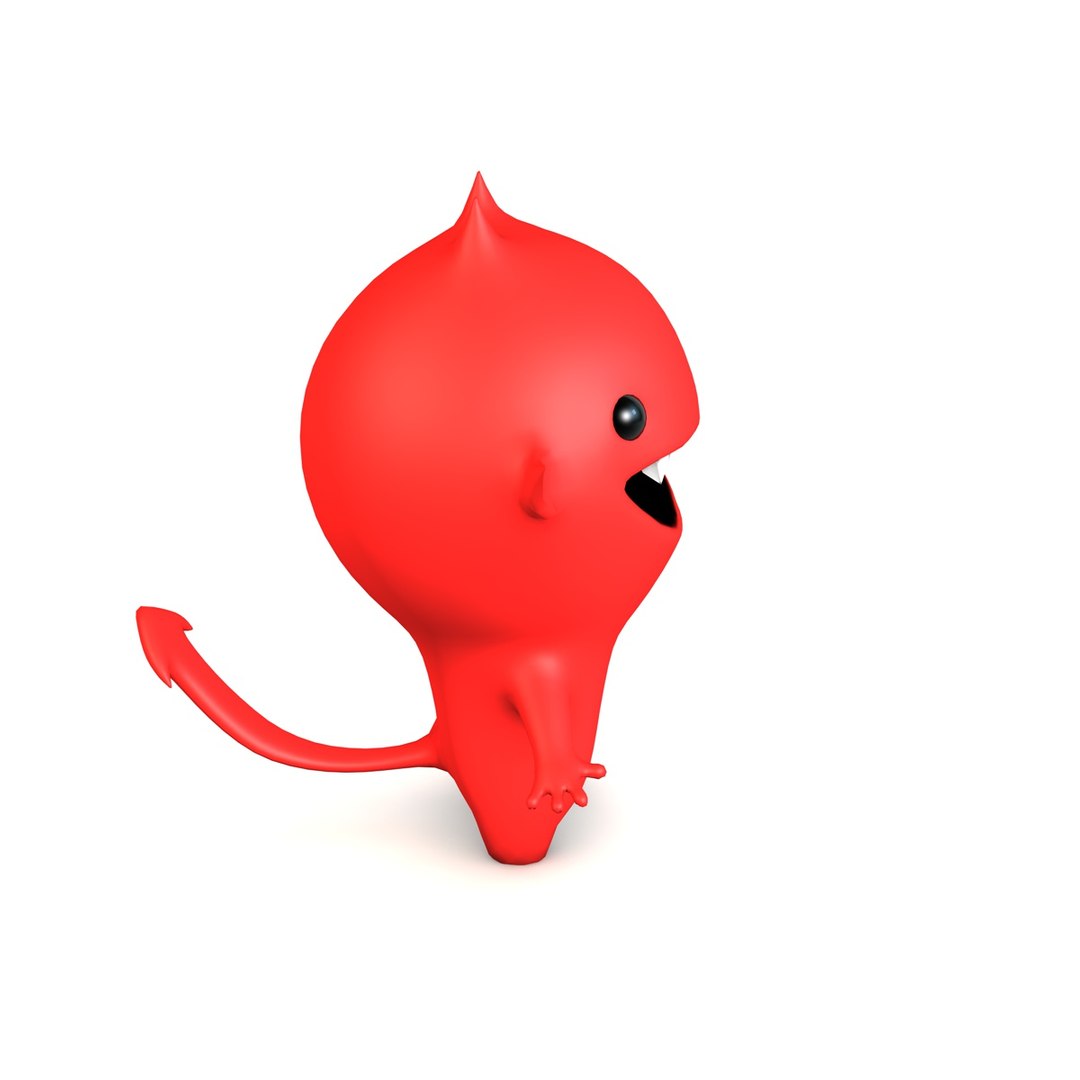 3d Cute Little Devil