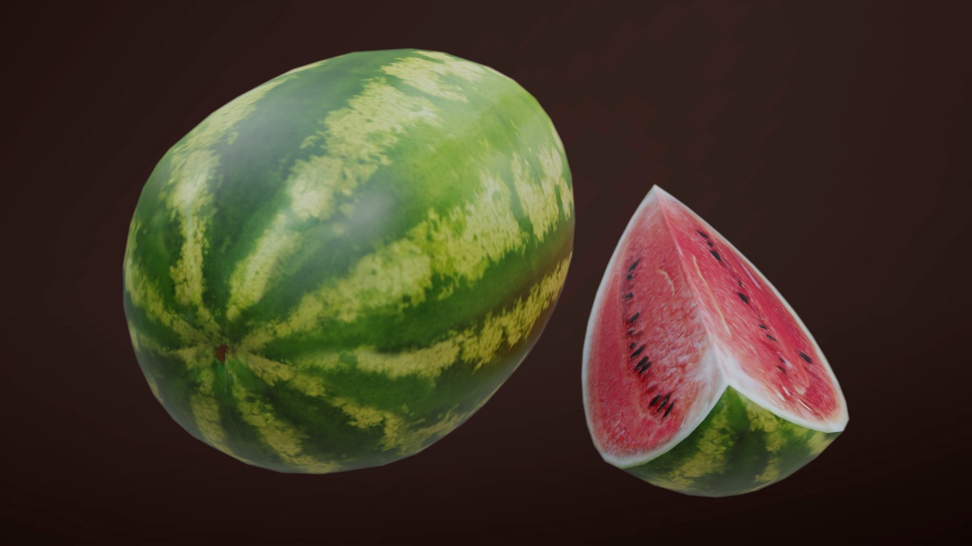 3D Watermelon - TurboSquid 1955573