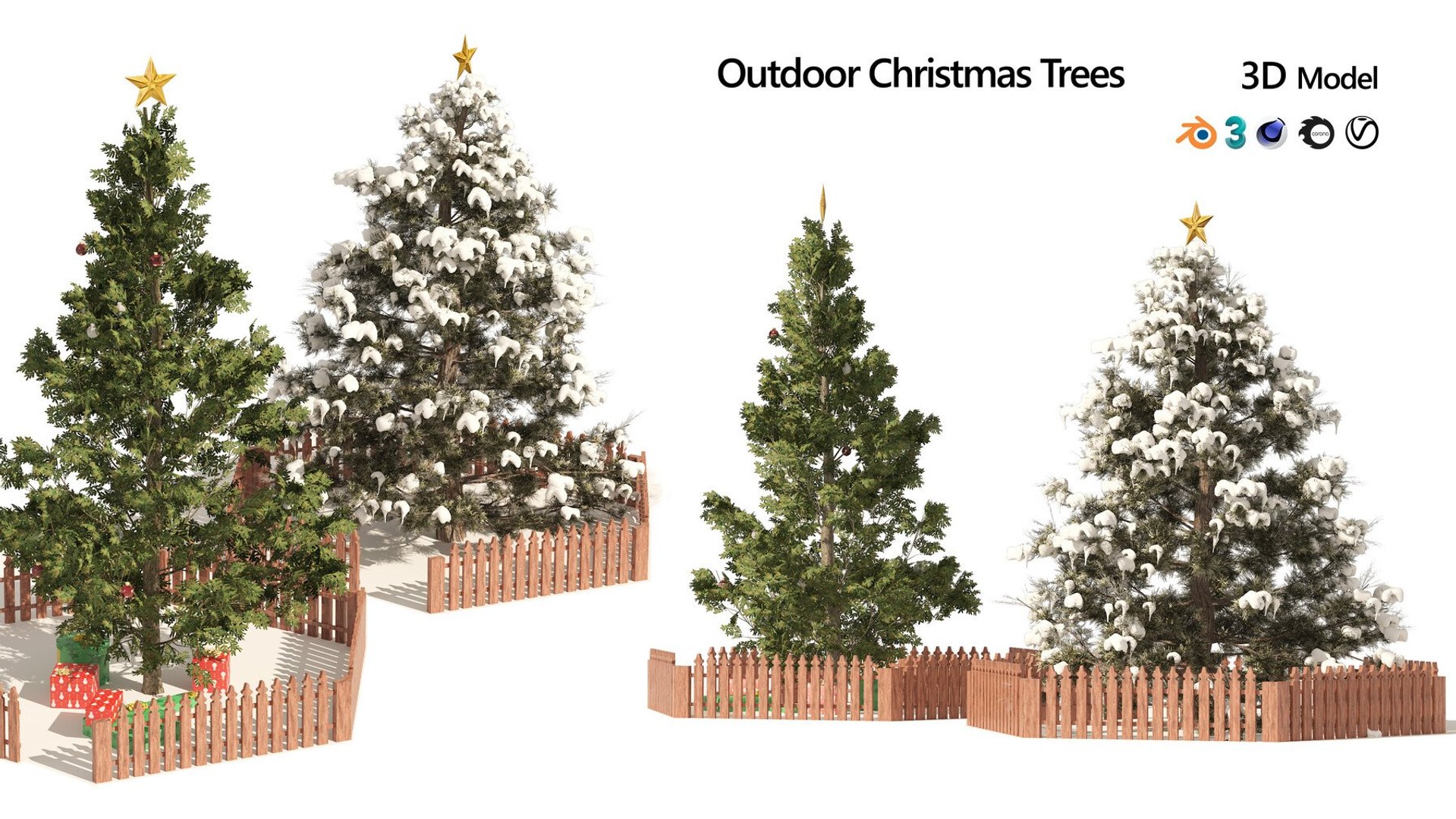 3D Optimized Medium-poly 3D Tree Collection 65 Assets - TurboSquid 2271753