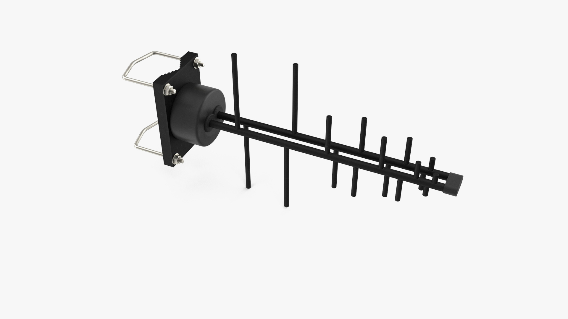 3D Outdoor Yagi Antenna 4G Black - TurboSquid 2170450