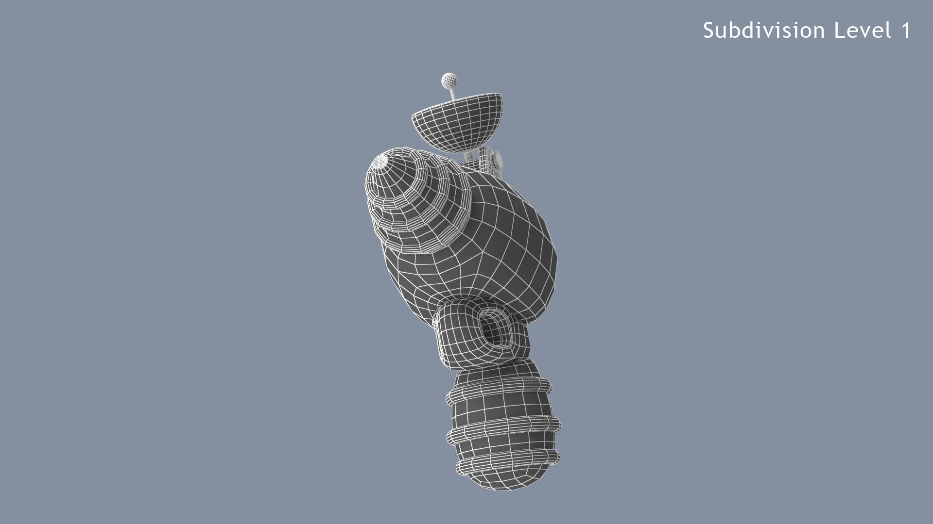 Futuristic Gun Symbol 3D Model - TurboSquid 1957000