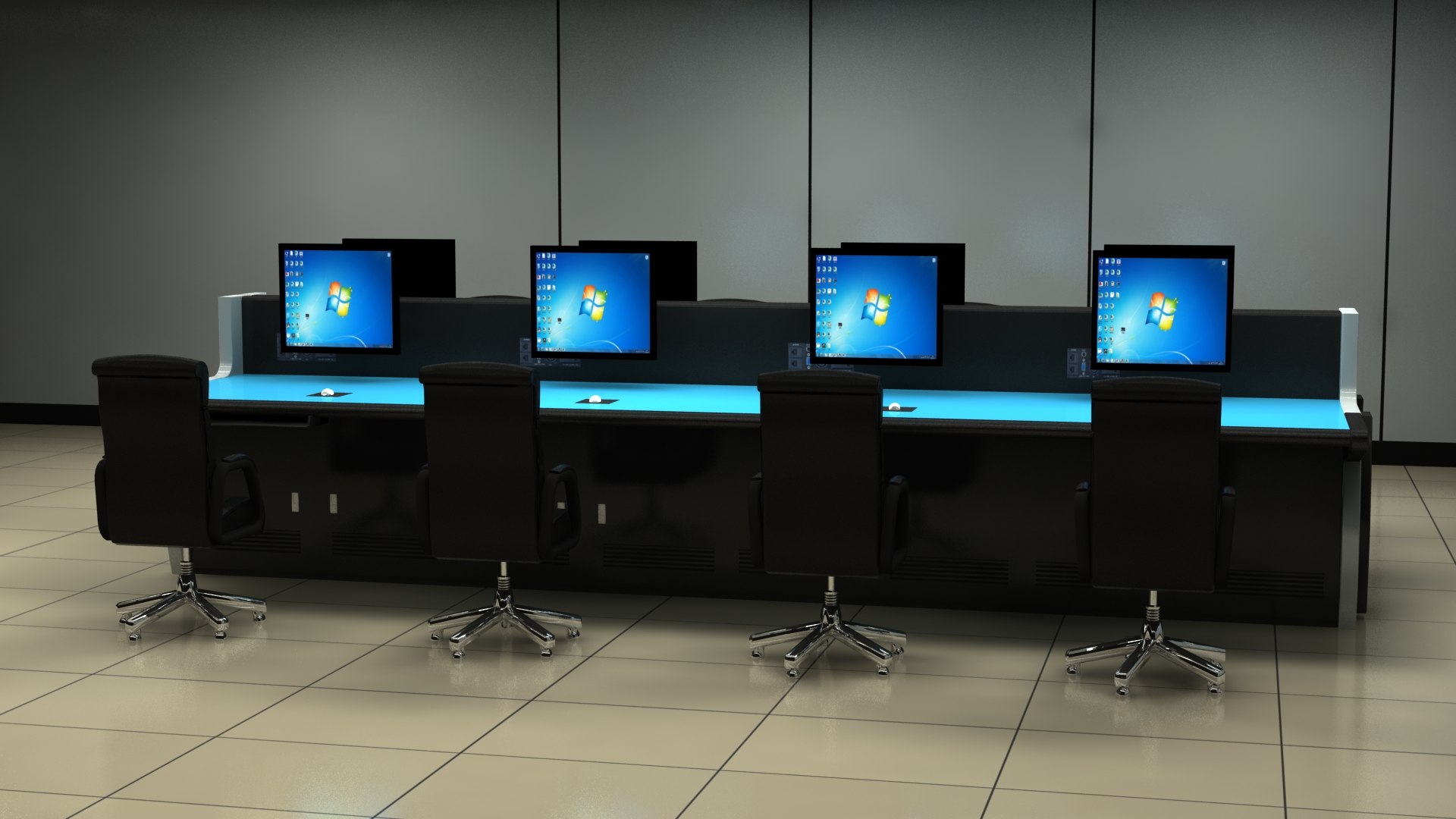 Control Desk 3D Model - TurboSquid 1913147