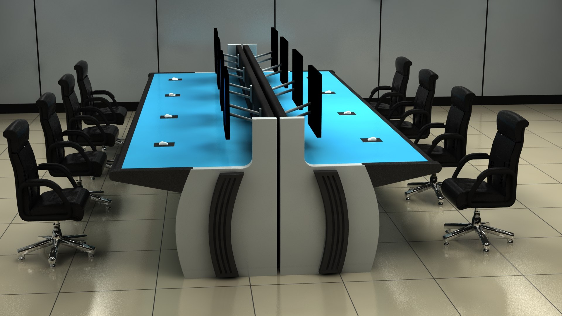 Control Desk 3D Model - TurboSquid 1913147