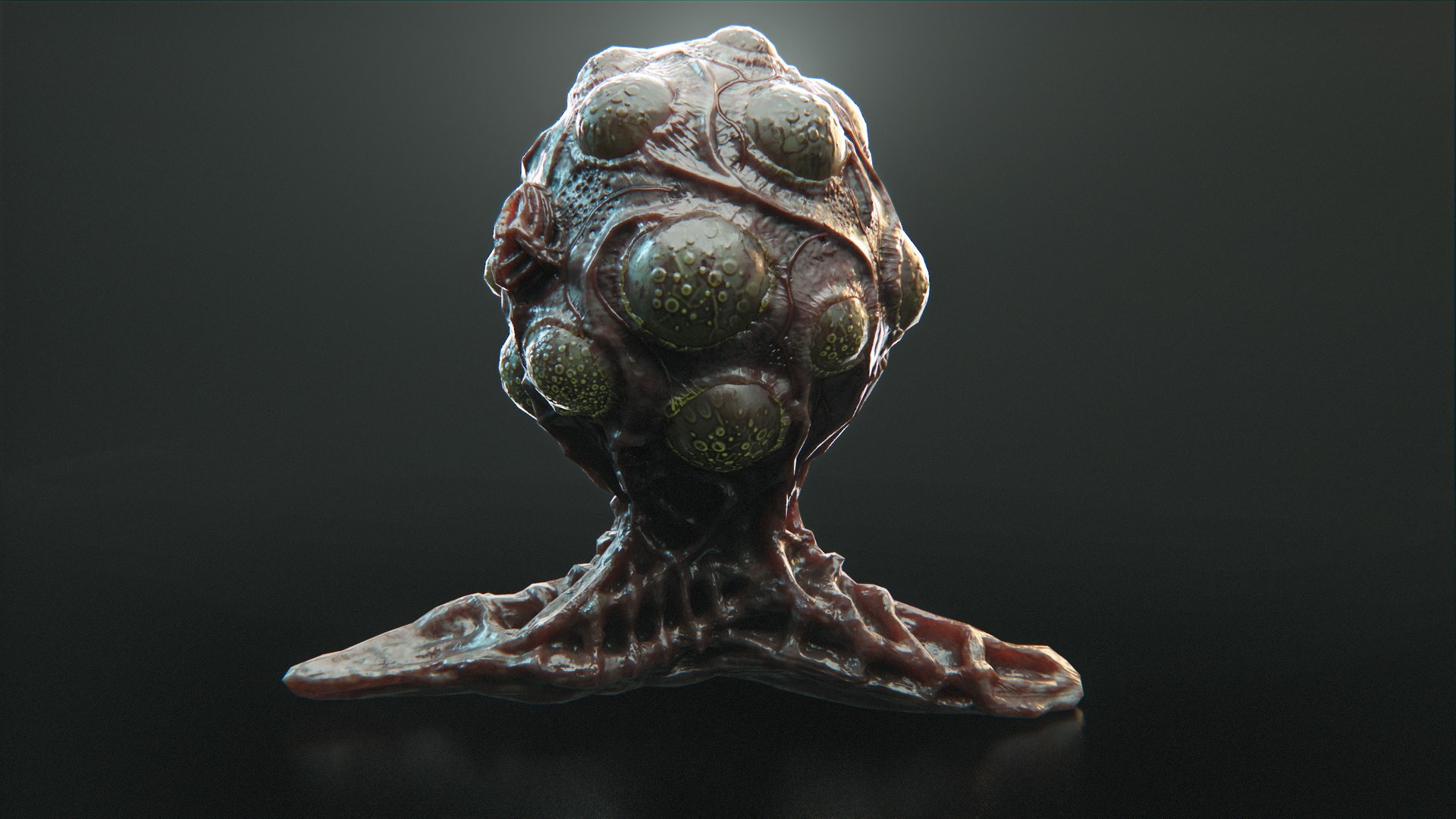 Alien Biomass Low-poly 3D Model Model - TurboSquid 2004824