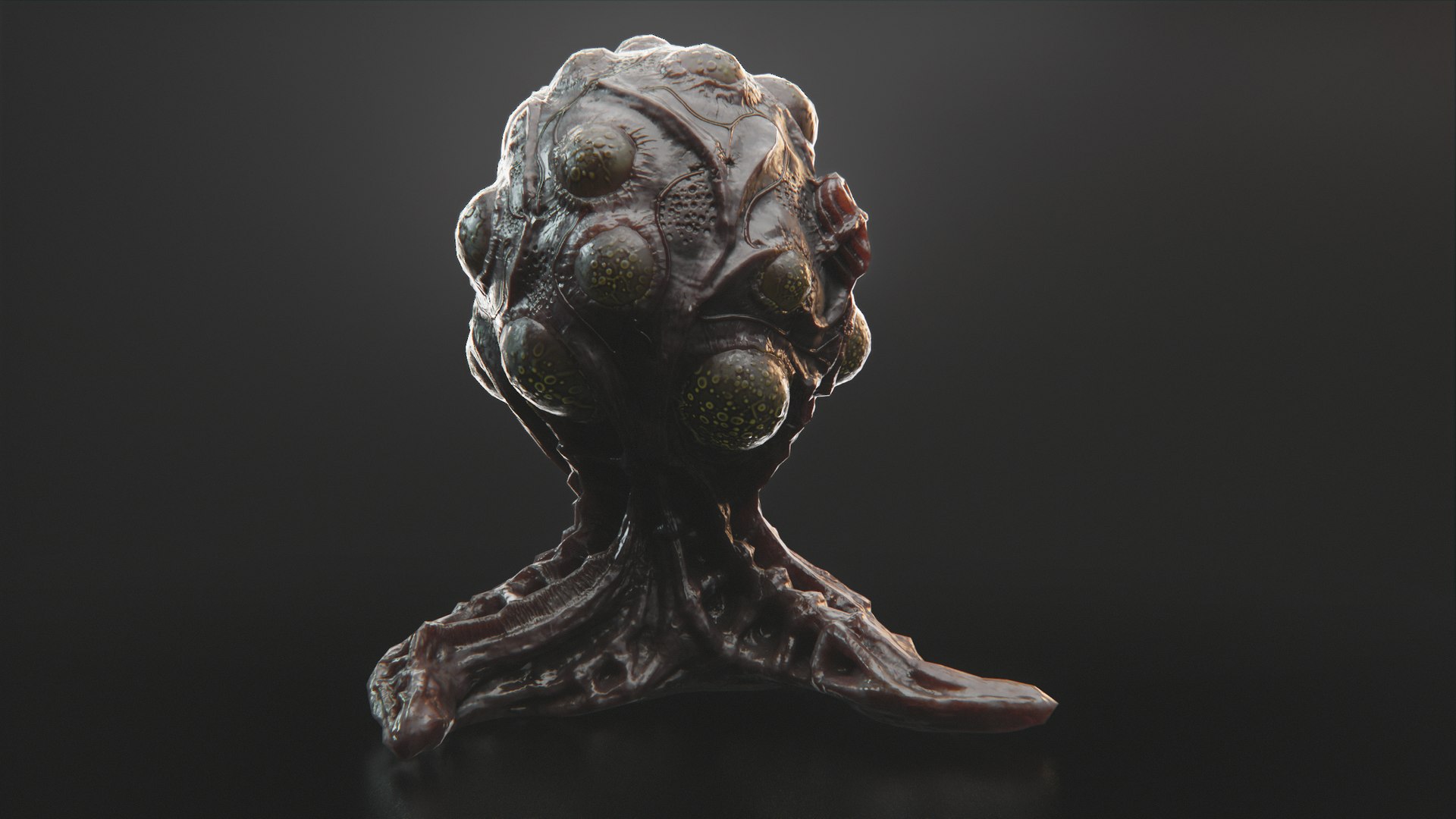 Alien Biomass Low-poly 3D Model Model - TurboSquid 2004824