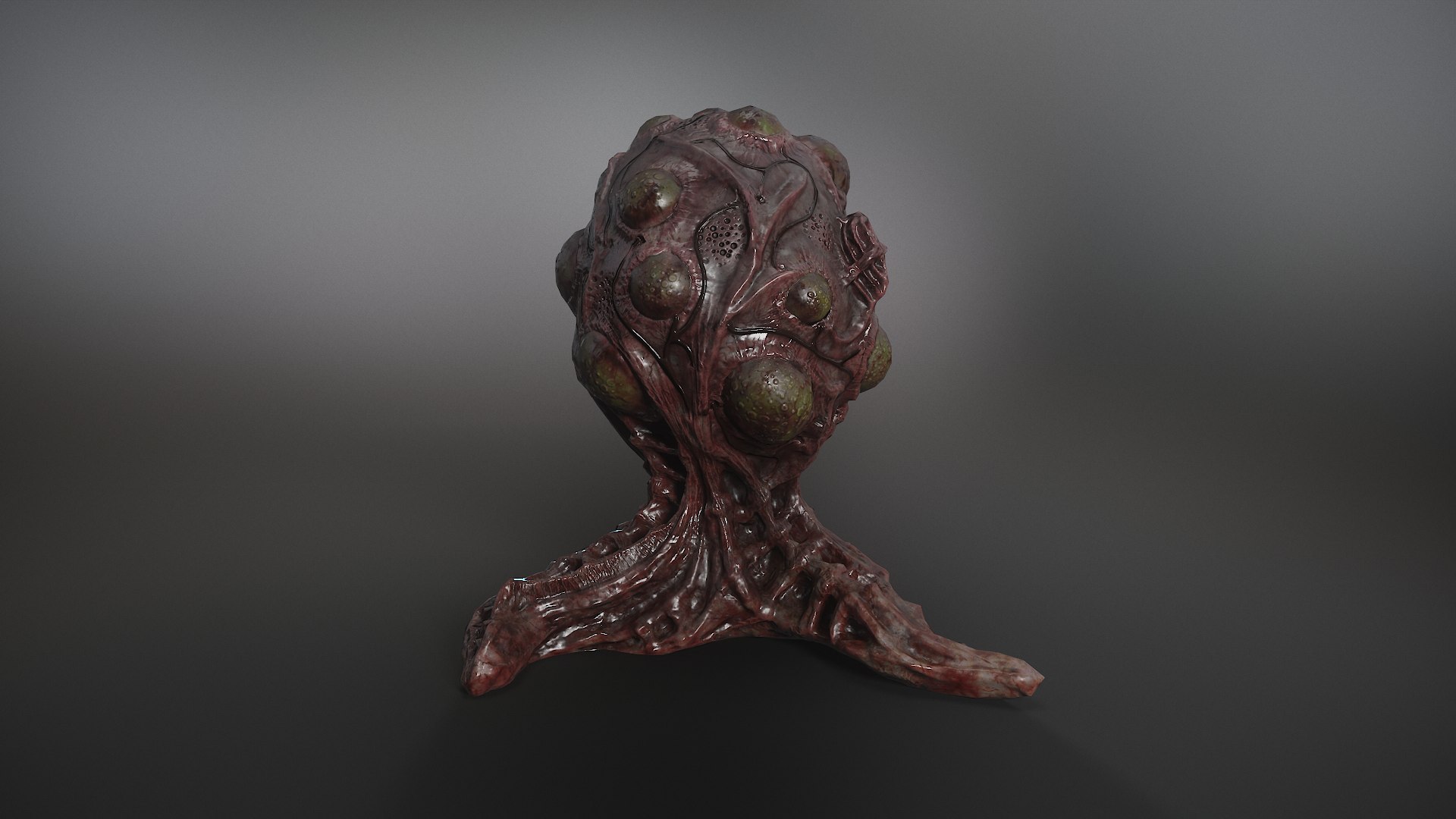 Alien Biomass Low-poly 3D Model Model - TurboSquid 2004824