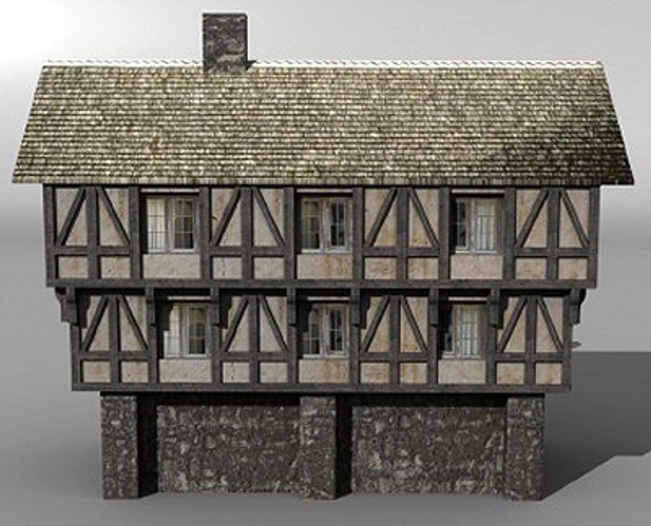 Maya Medieval Half-timber House