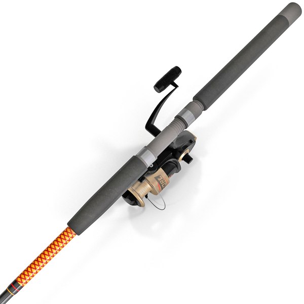 3d model fishing rod encore reel