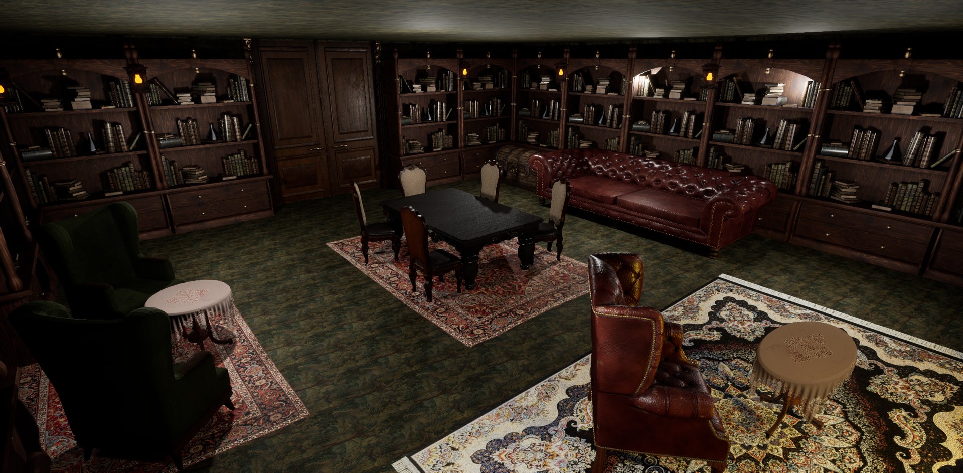 3D Cozy Library - Unreal Engine - TurboSquid 2261661